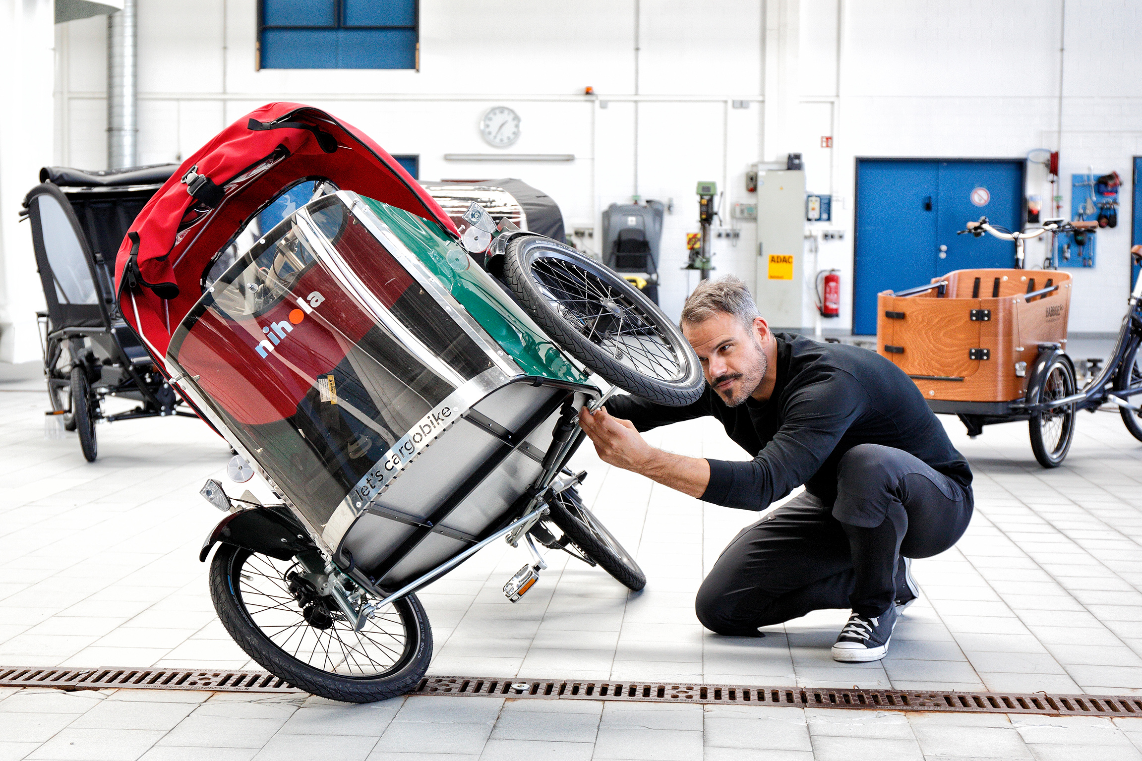 Fünf dreirädrige E-Lastenräder erstmals im ADAC Test
