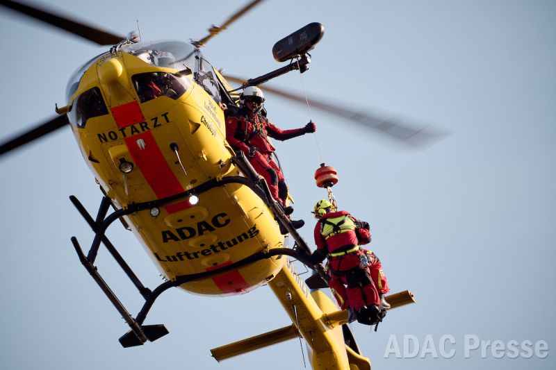 ADAC Luftrettung: Windentraining in Mainz und Bingen ADAC Luftrettung: Windentraining in Mainz und Bingen