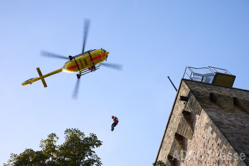 ADAC Luftrettung: Windentraining in Mainz und Bingen ADAC Luftrettung: Windentraining in Mainz und Bingen